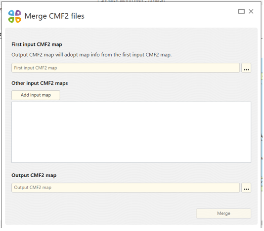 Merging multiple CMF2 maps