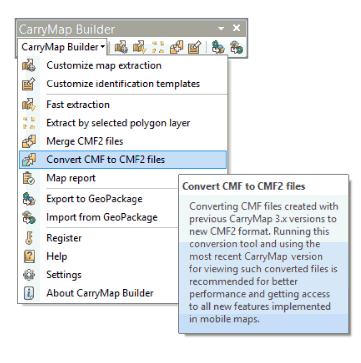 Converting CMF to CMF2