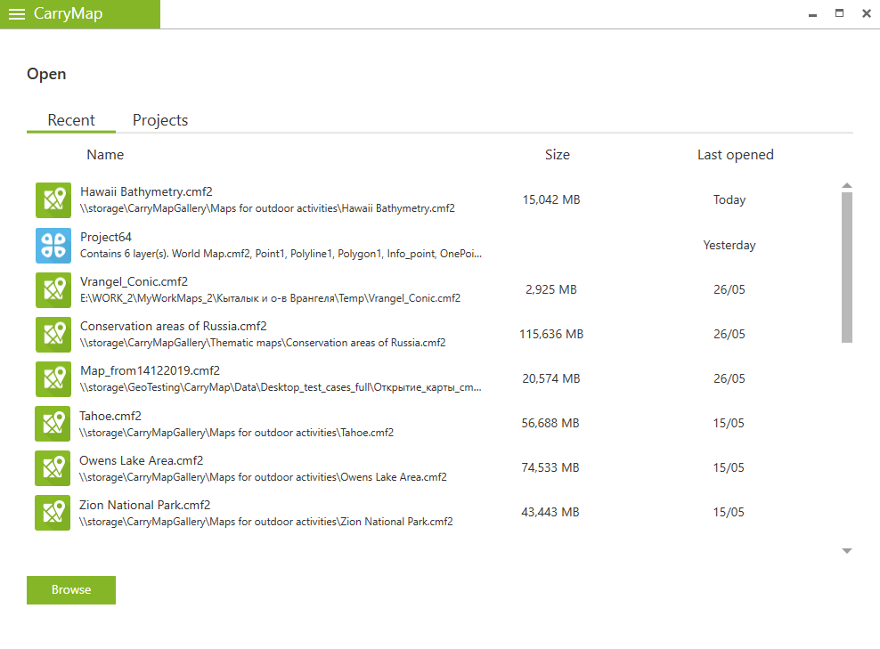 CarryMap for Windows